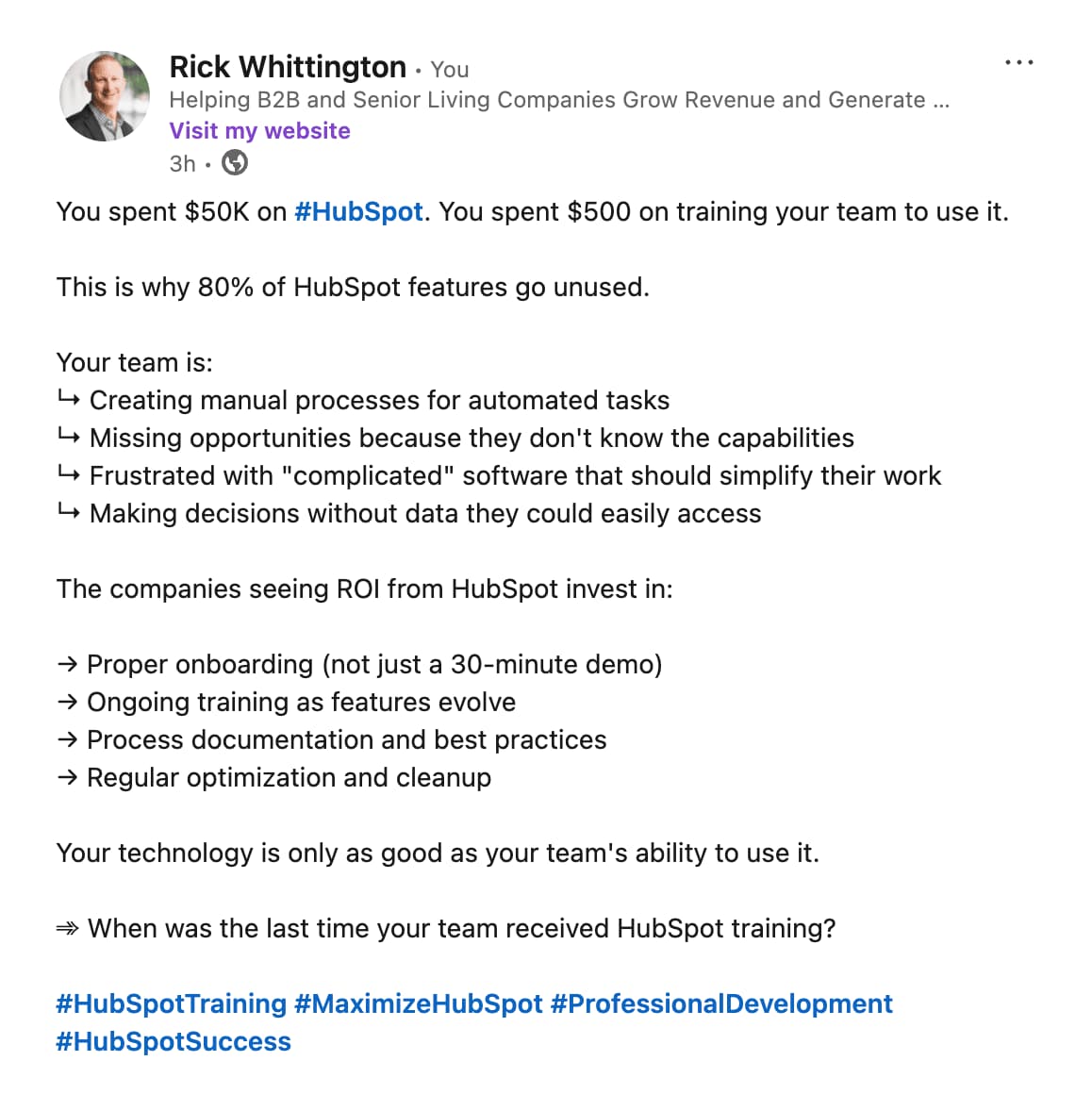 HubSpot Training: How to Set Your Team Up for Success